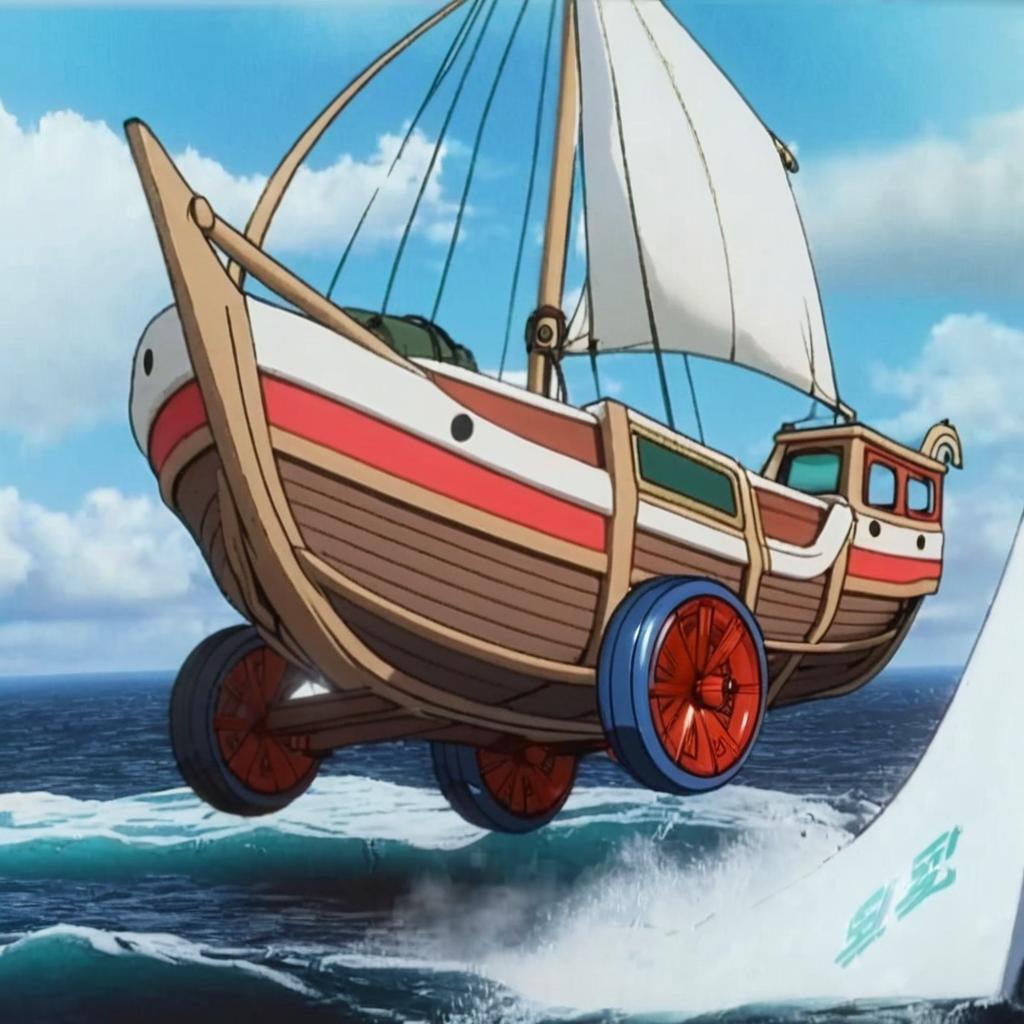 Whimsical Boat Adventure: A Photo-Realistic AI Art Experience