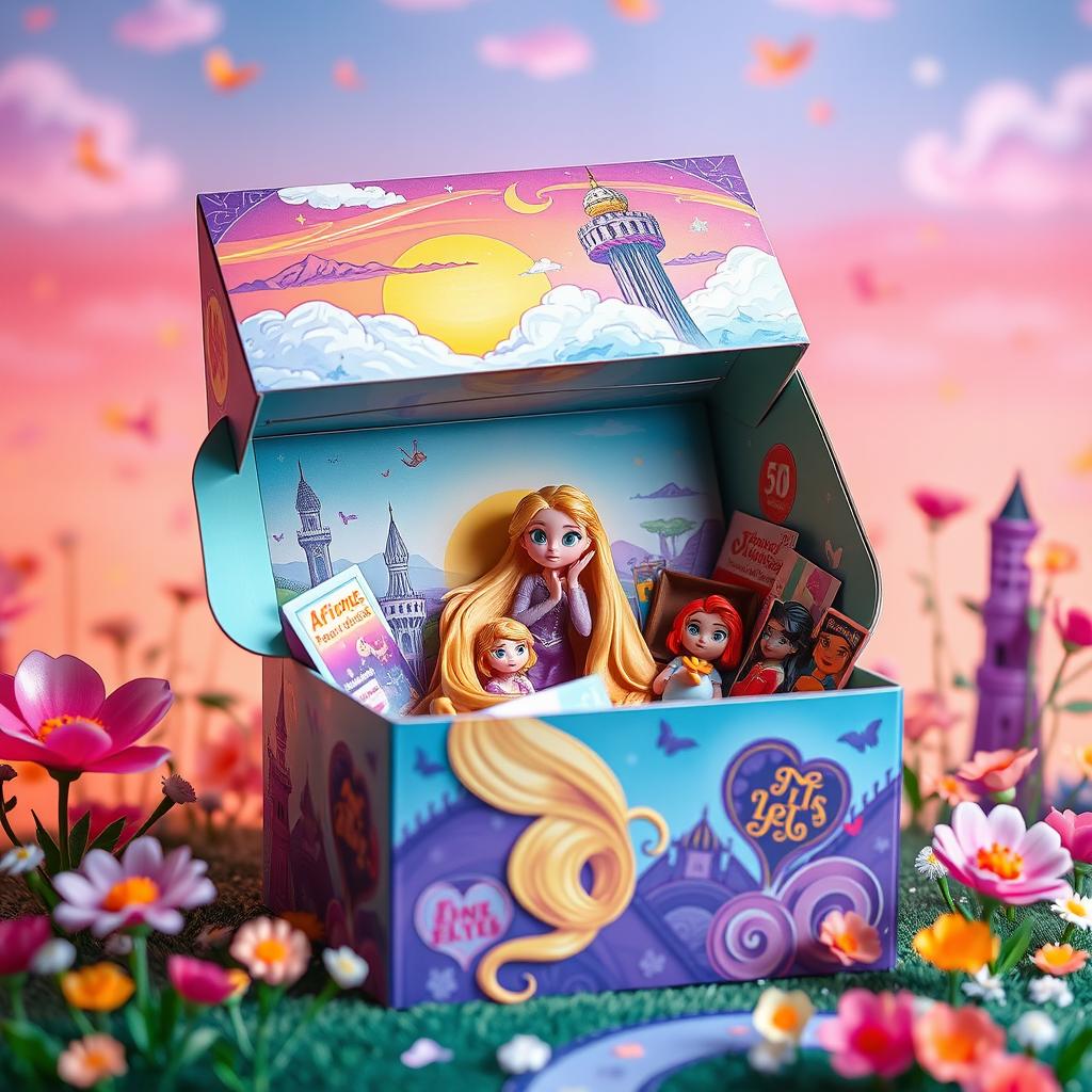Discover the Enchantment of Rapunzel: Whimsical Blind Box Art