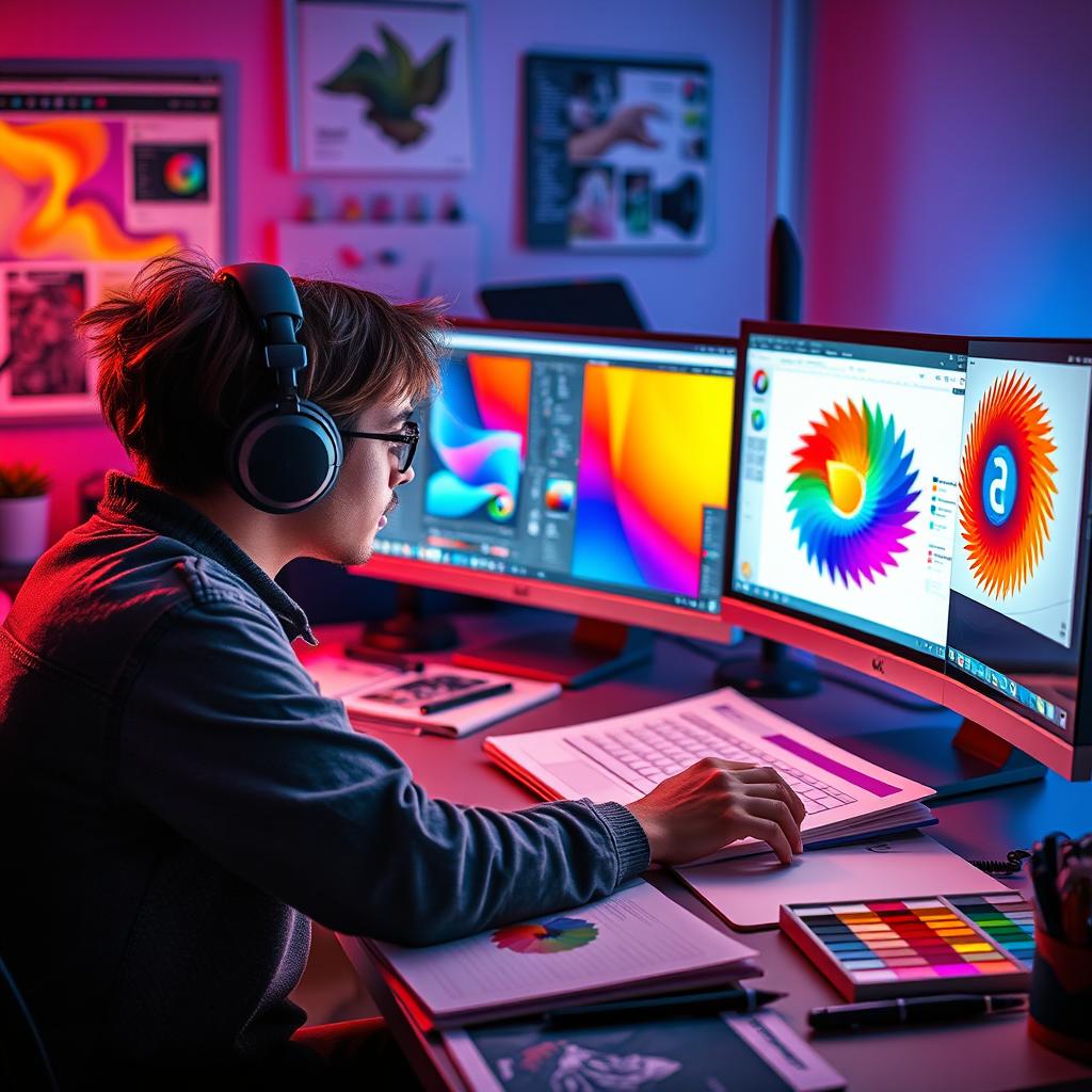 Unleash Your Creativity: Digital Artist at Work