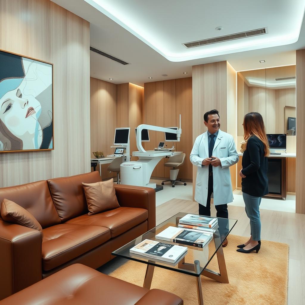 Sleek Modern Plastic Surgery Clinic Interior