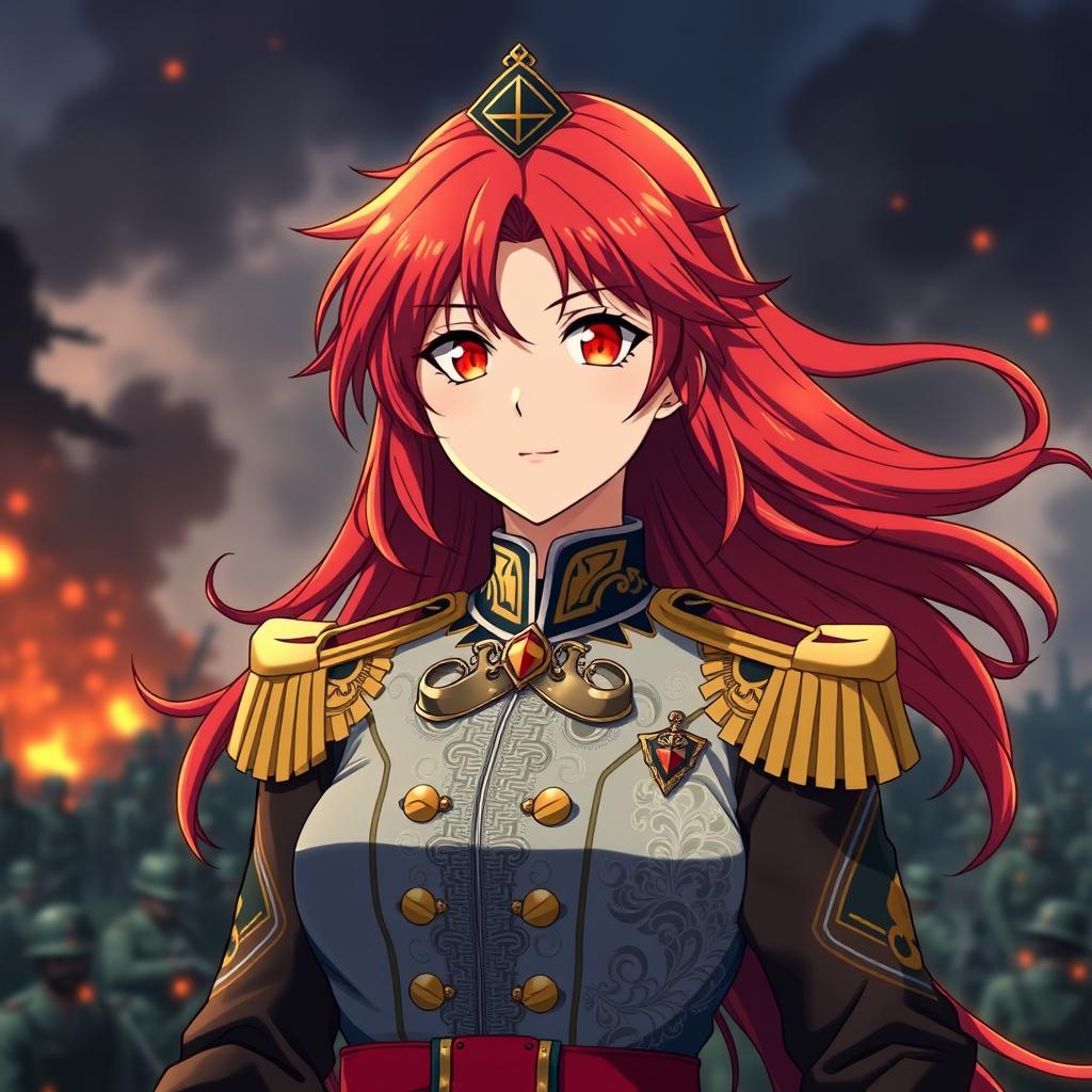 Fierce Anime General of the Imperial Court