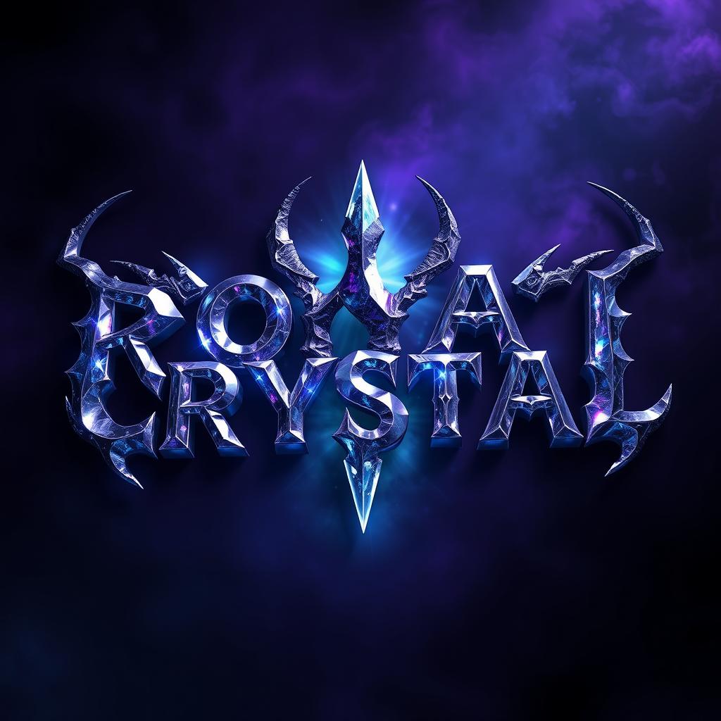 Unleash the Darkness: Royal Crystal 3D Art