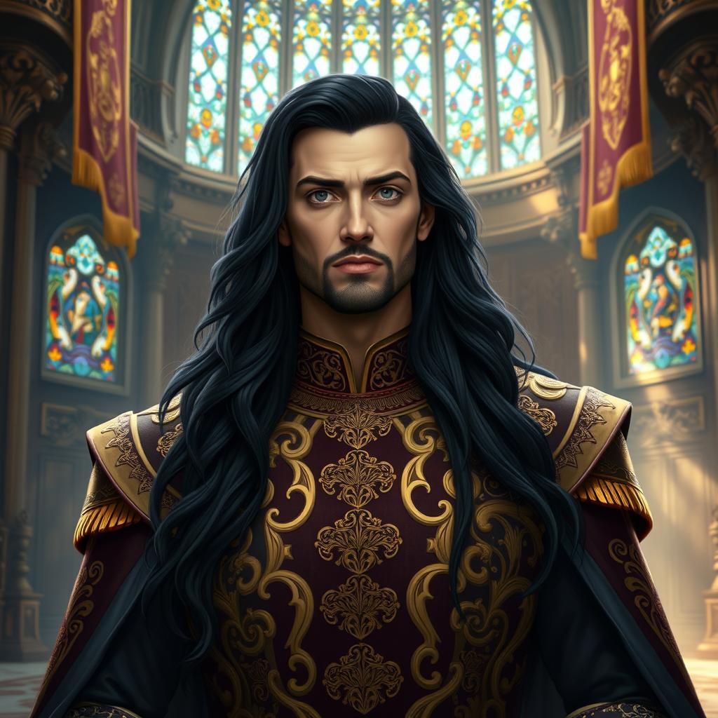 Regal Elegance: The Charismatic King