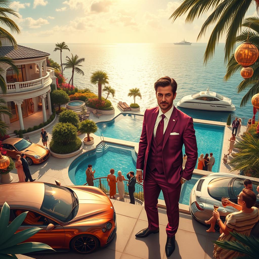 Experience the Extravagance: A Poster of Affluence and Elegance