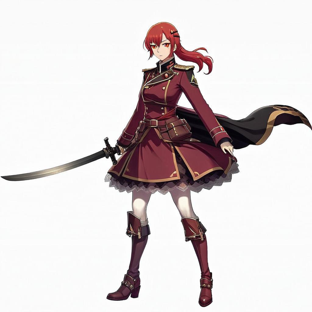 Captivating Female Anime General Inspired by WWII Japan | Idyllic