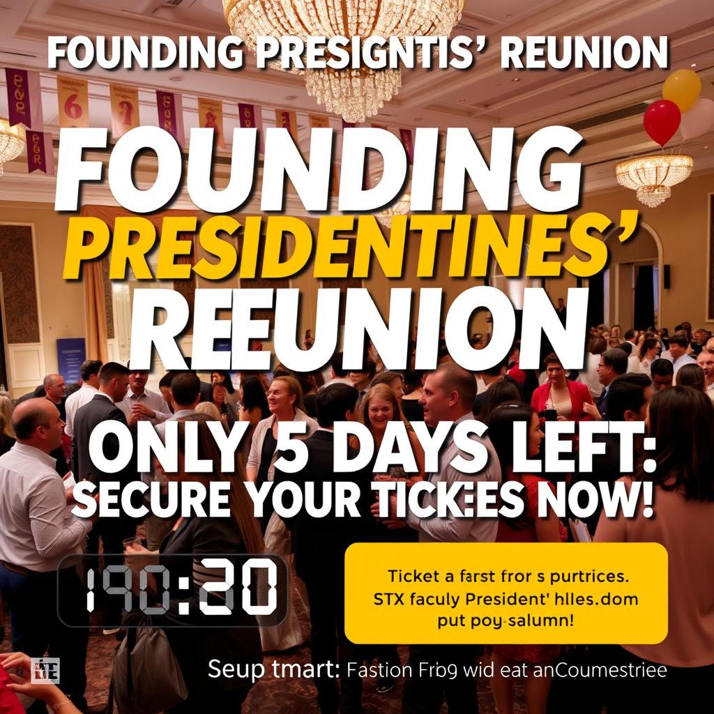 Countdown to the Founding Presidentines Reunion!