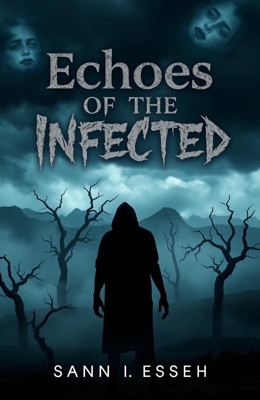Echoes of the Infected | Haunting Horror Book Cover