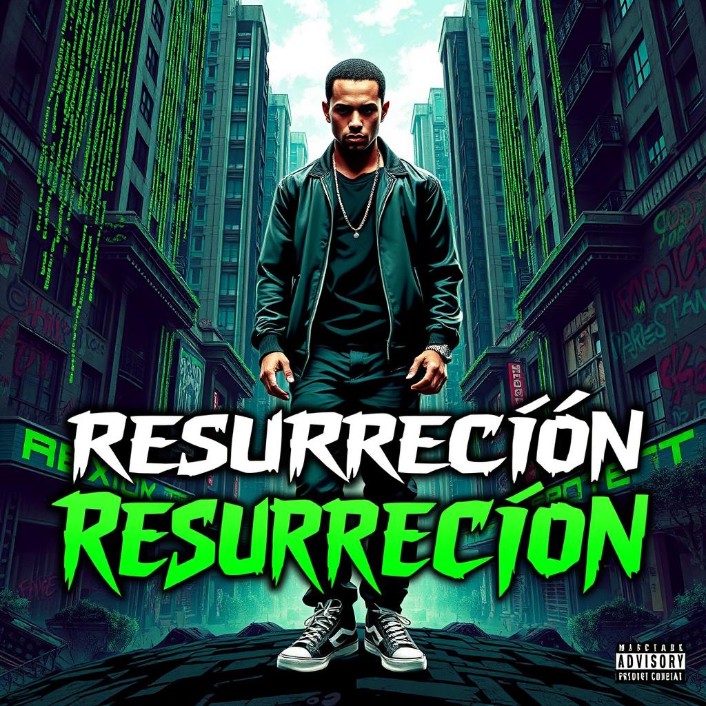 Cover Art for 'Resurrección': A Mexican Rap Tribute to The Matrix