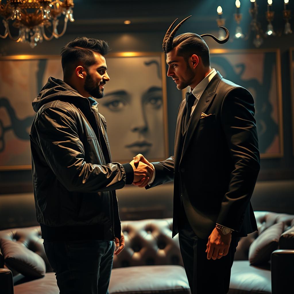 Epic Encounter: Reza Pishro Meets Lucifer Morningstar