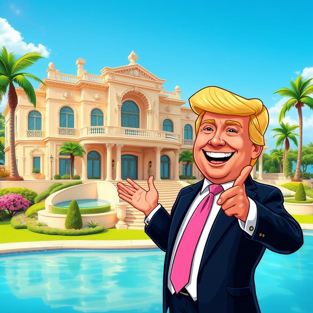 Donald Trump's Luxurious Mansion Showcase