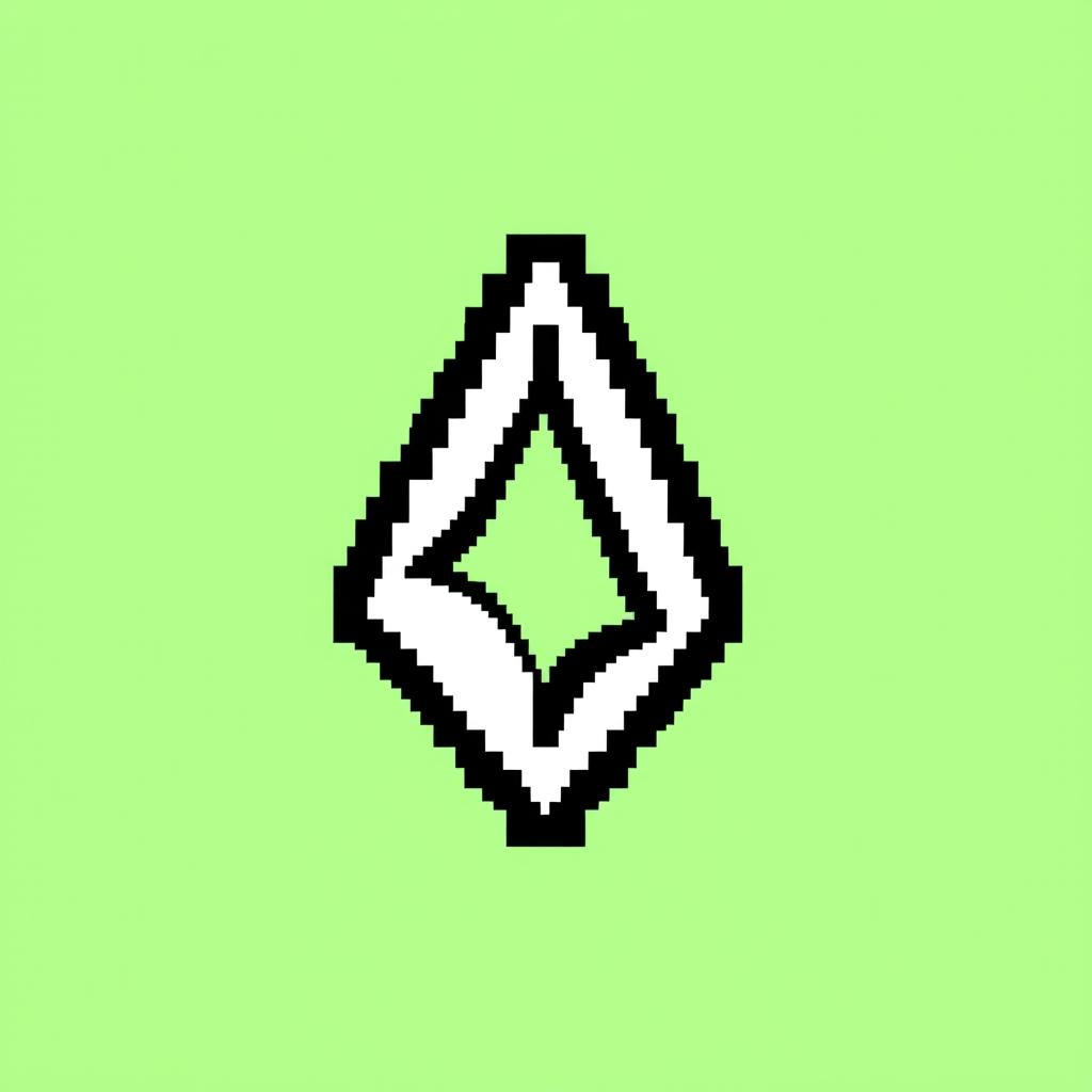 Pixel Art Unity Logo - Bold & Iconic