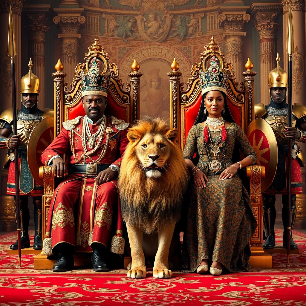 Ethiopian Royalty: The Majestic King and Queen