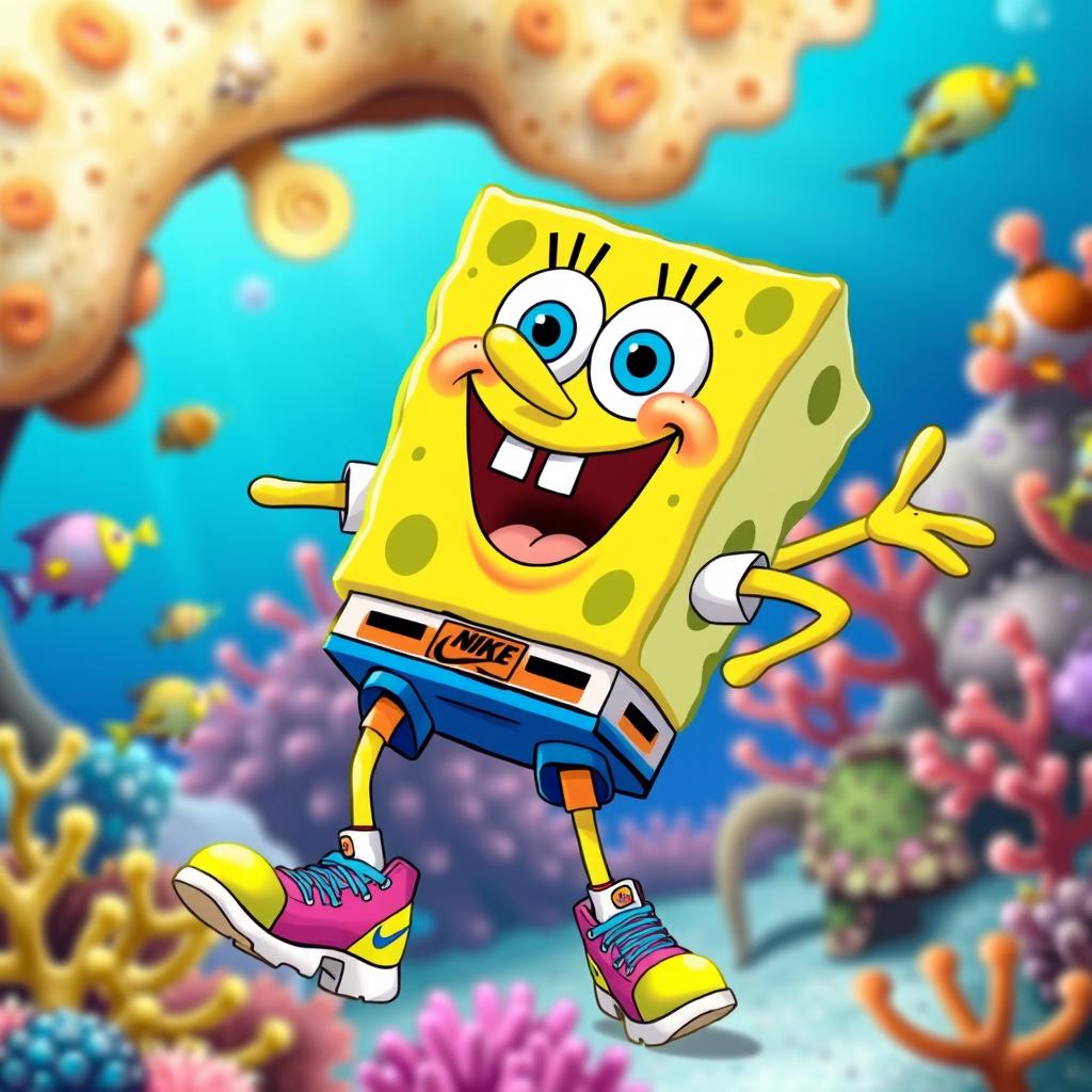 SpongeBob Goes Sporty! | Nike Style