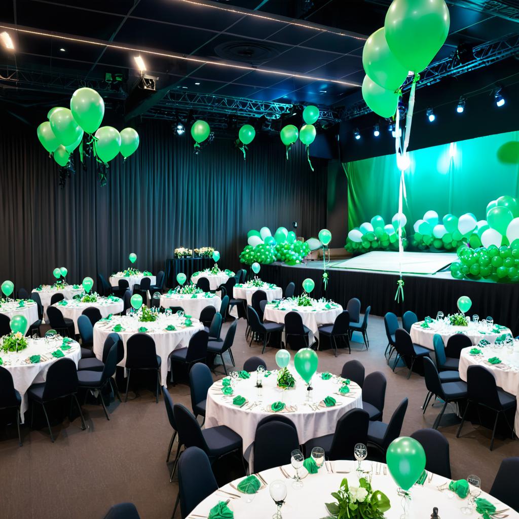 Elegant Banquet Hall Decor: A Refined Setting for Your Special Event