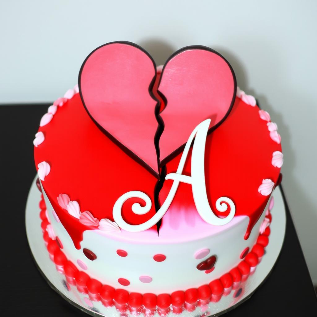 Celebrate with a Stunning Broken Heart Birthday Cake