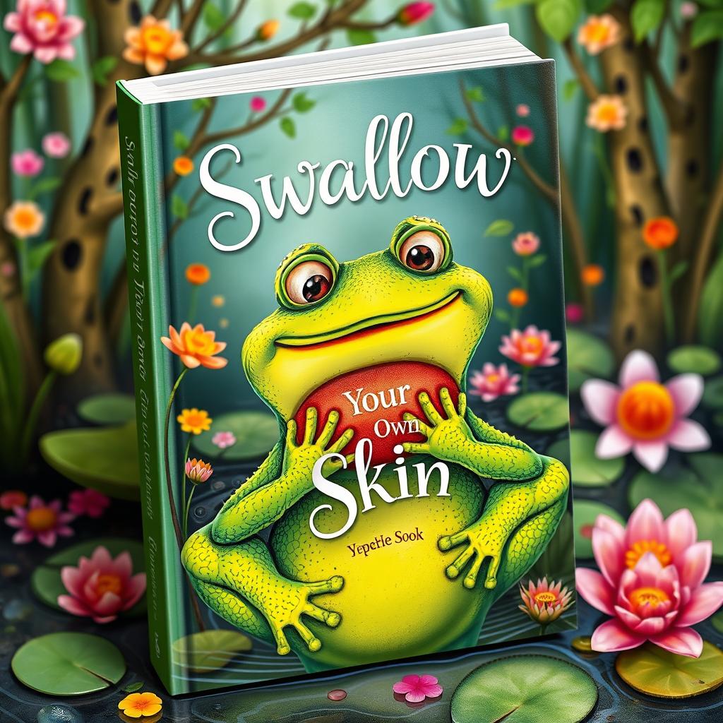 Whimsical Book Cover Design: Swallow Your Own Skin
