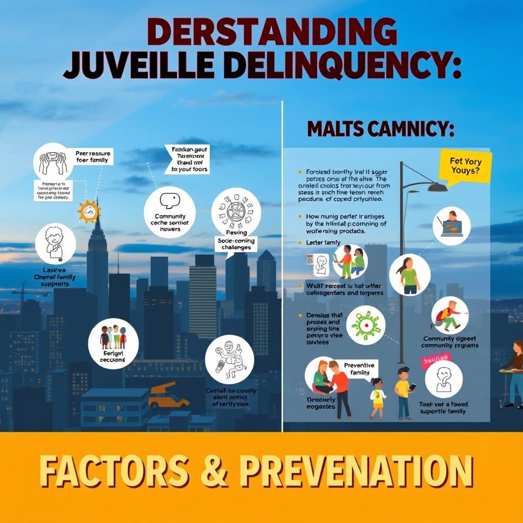 Understanding Juvenile Delinquency: Factors & Prevention - A Digital Poster