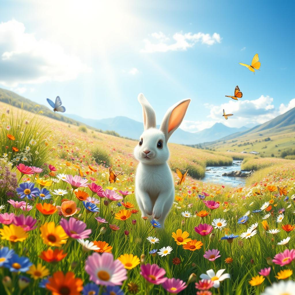 Meet Willow: The Charming White Rabbit