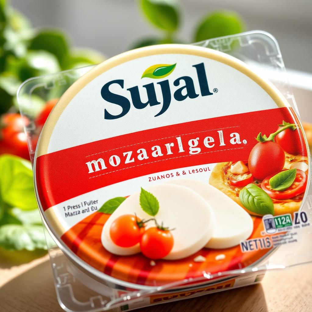 Sujal Mozzarella Cheese: Vivid Branding Up Close
