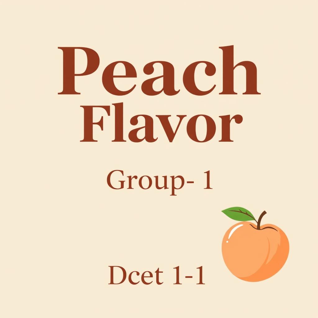 Peach Flavor: A Label of Style