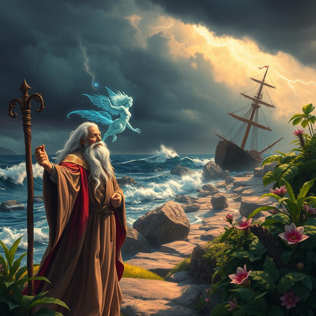 Enchanted Island: A Scene from The Tempest