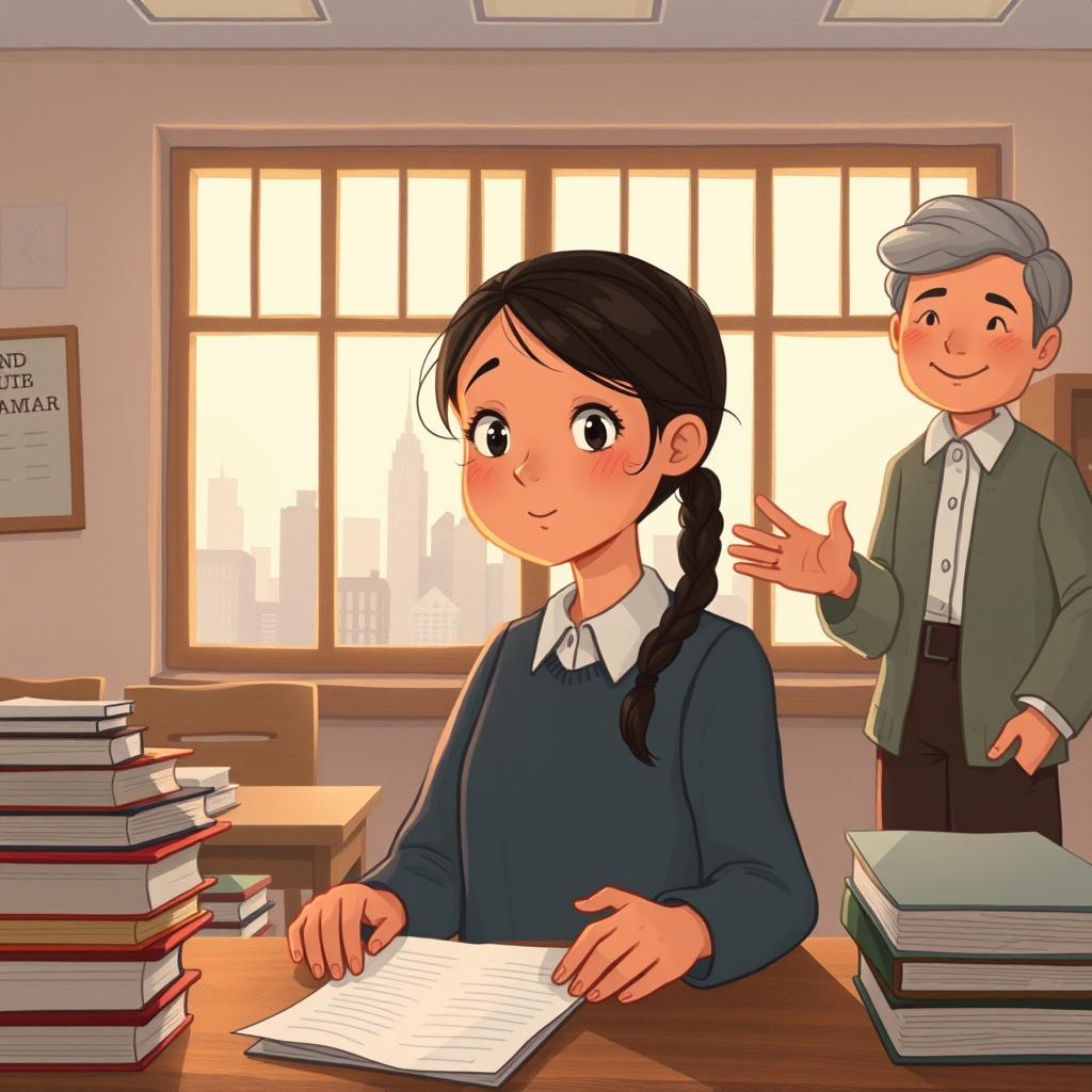 Embrace the Learning Journey: A Young Girl's Classroom Struggles