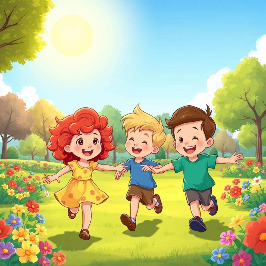 Joyful Moments: Kids Playing Together
