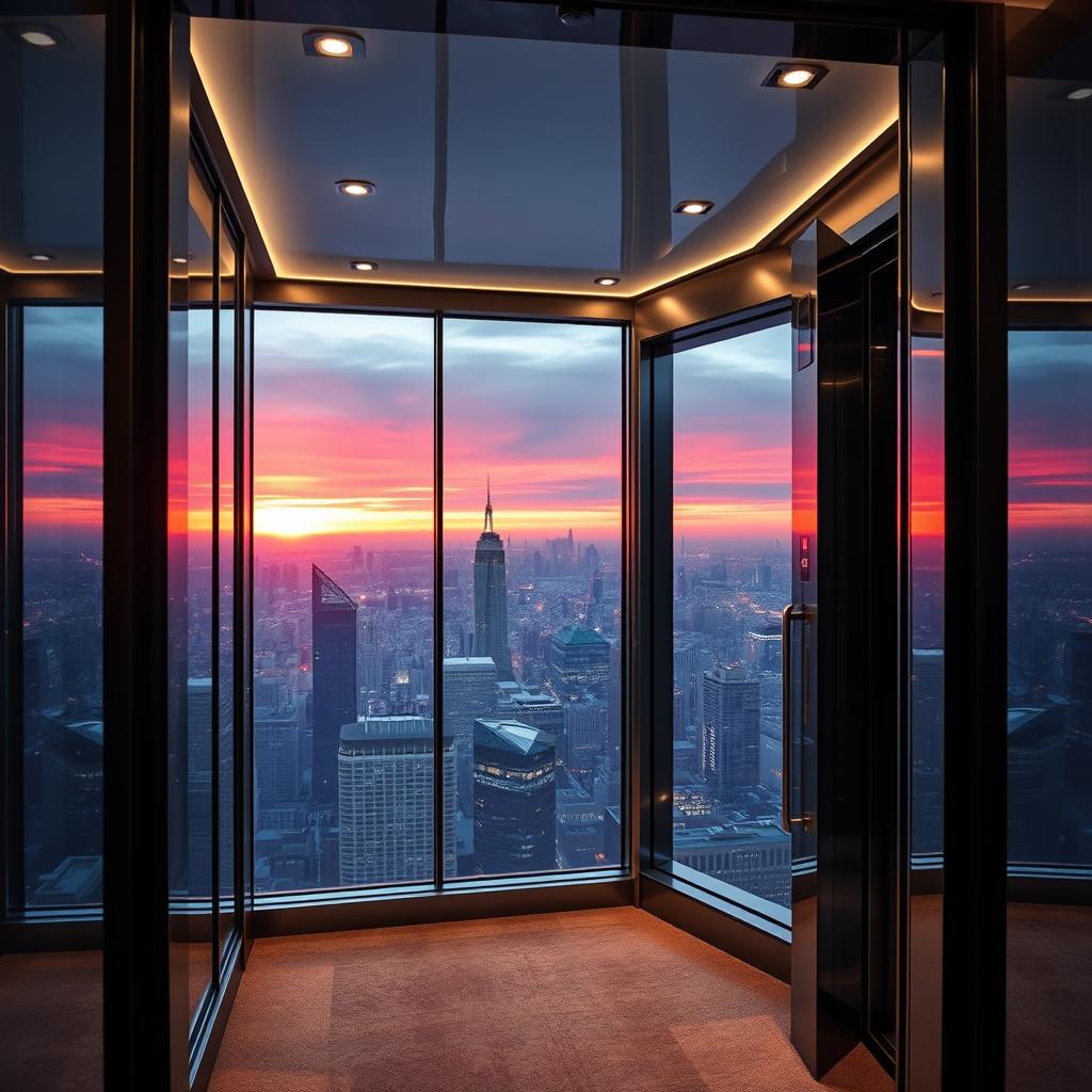 Sky-High Elegance: Modern Luxury Elevator