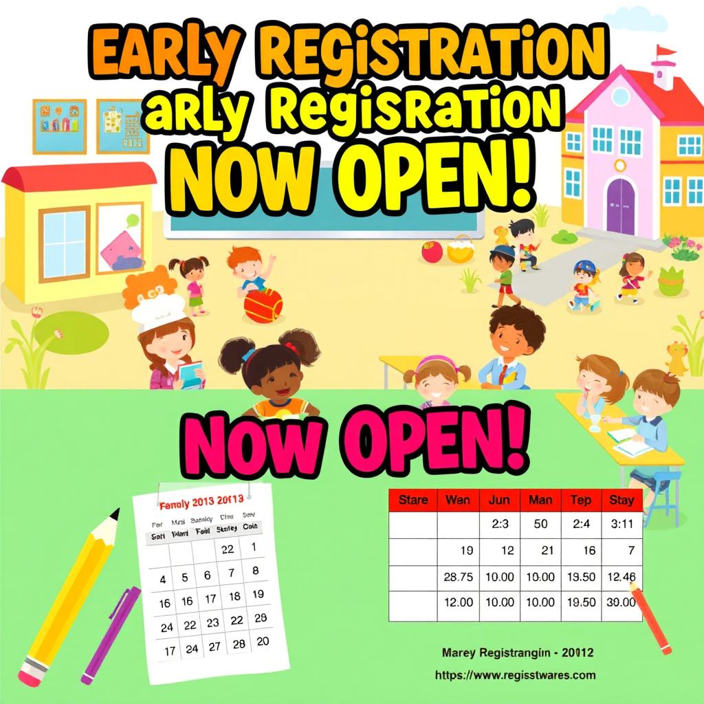 Join the Fun! Early School Registration Now Open