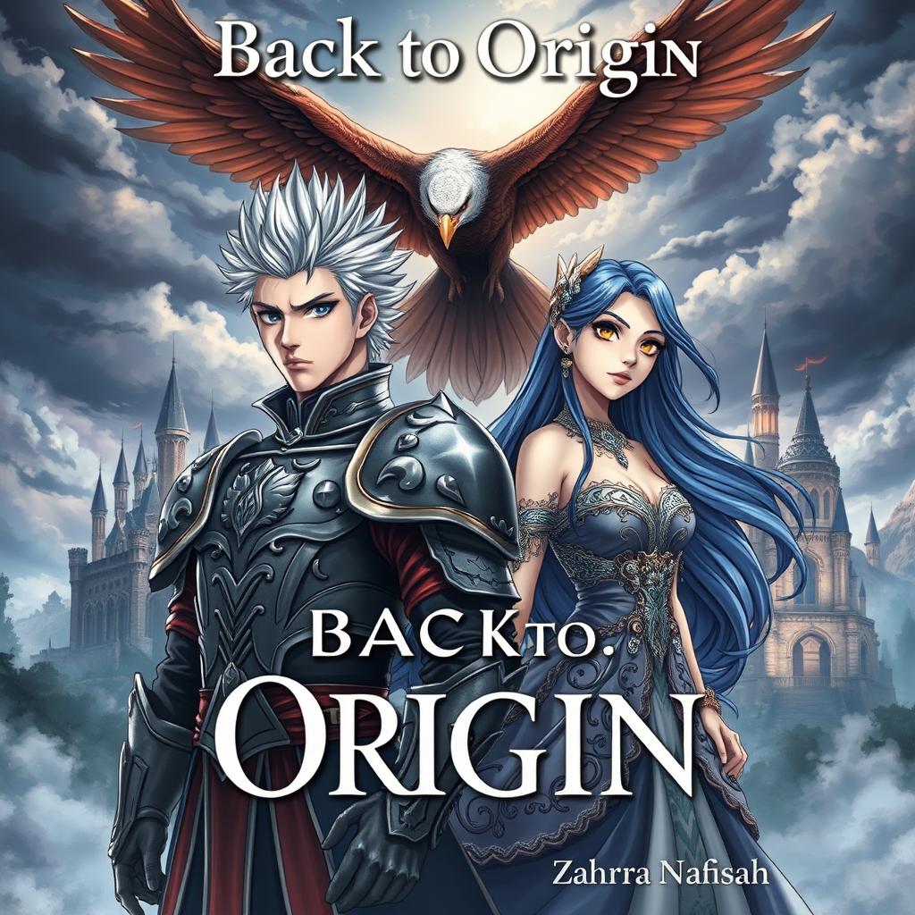 Epic Anime Book Cover: A Regal Adventure Awaits!