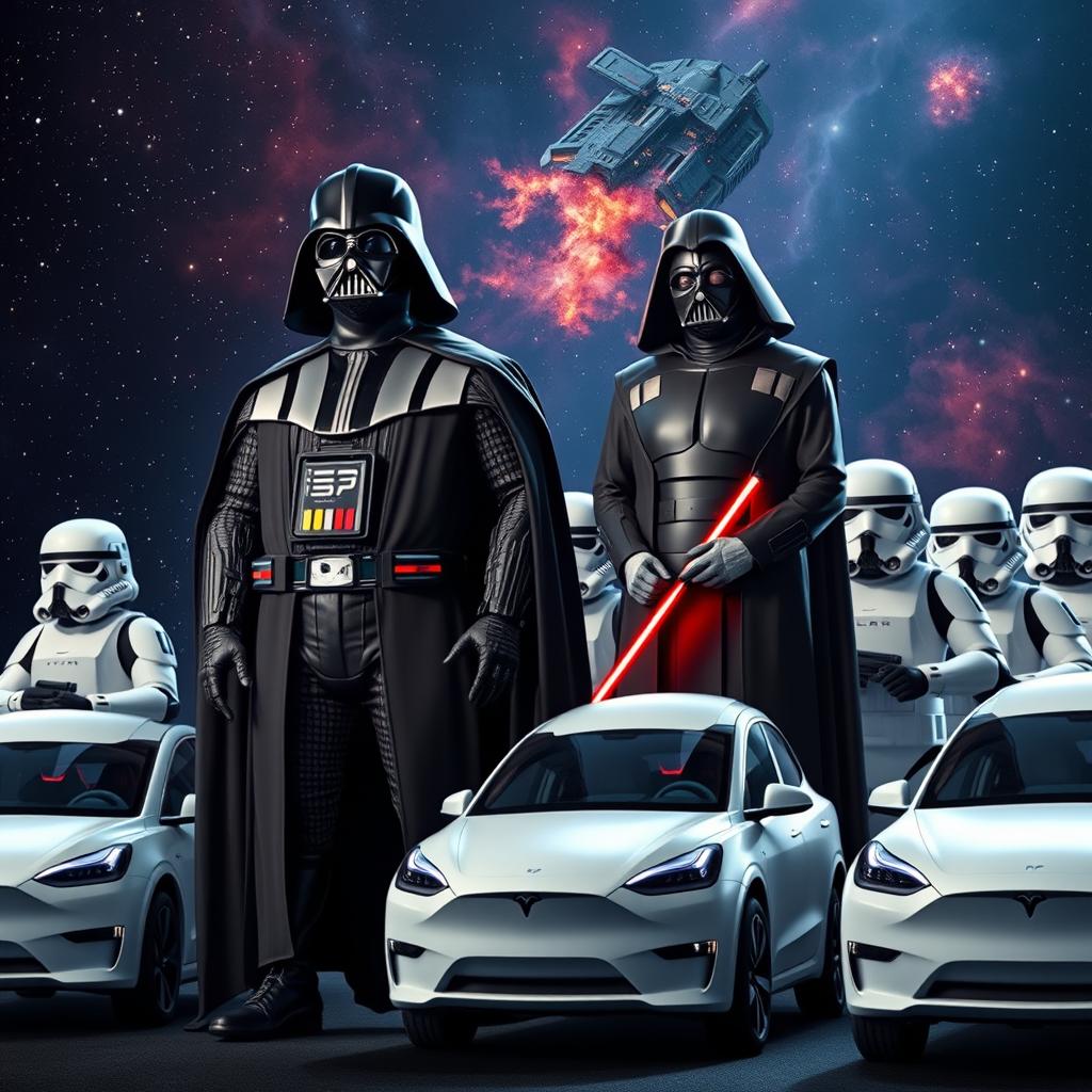 Trump as Darth Vader: A Bold Fusion of Power and Imagination