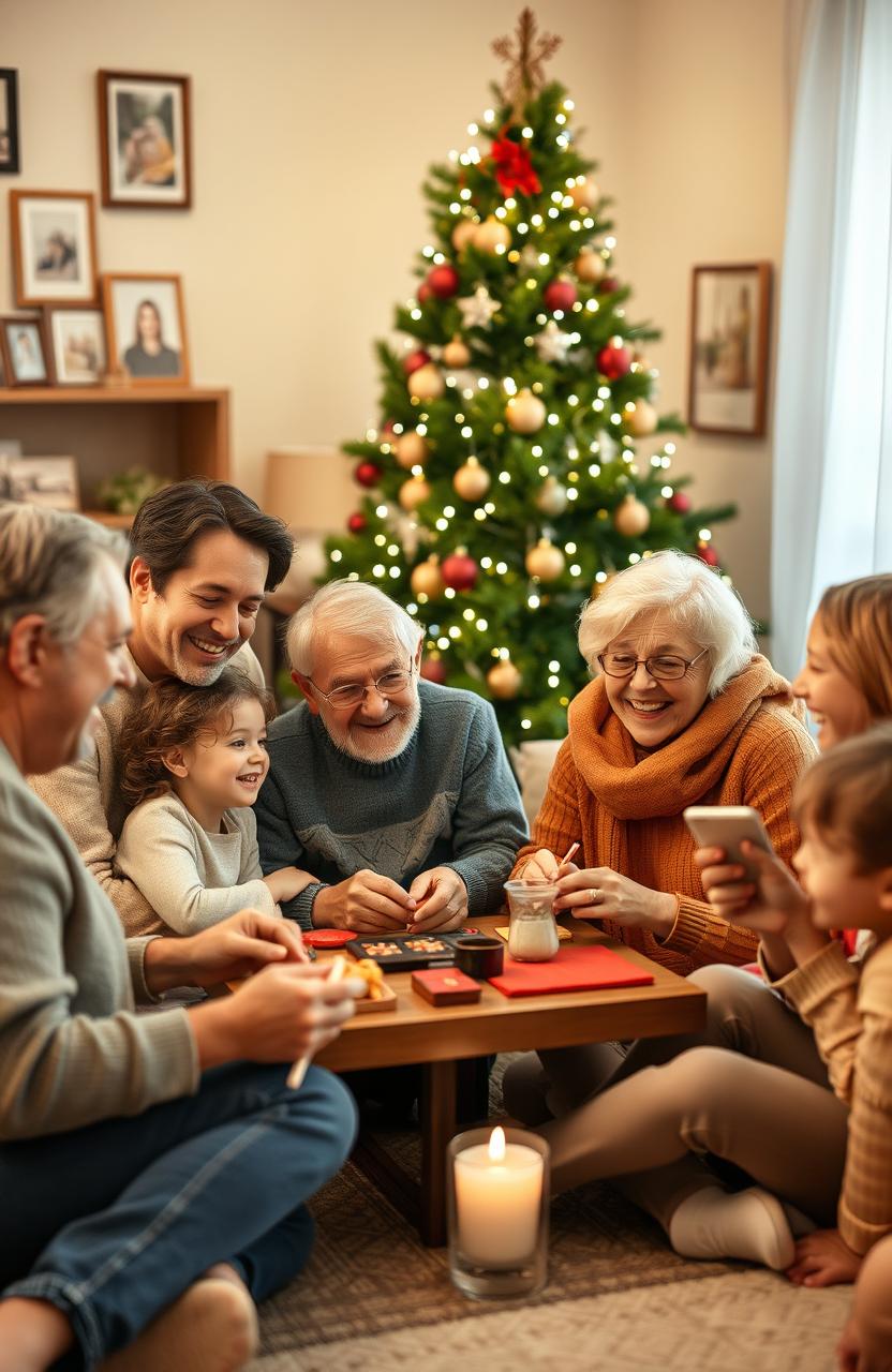Heartwarming Family Gathering Scene