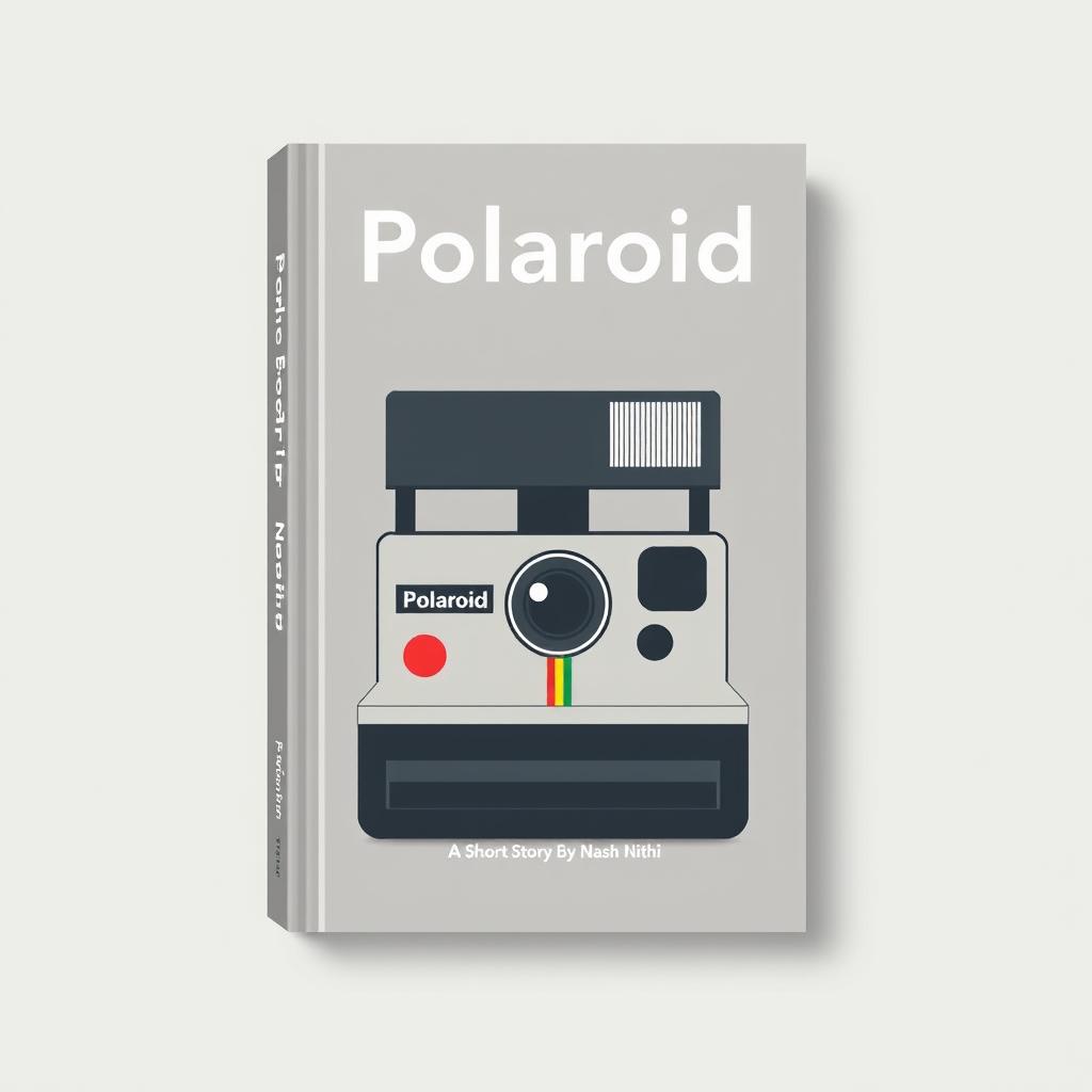 Minimalist Book Cover for 'Polaroid' by Nash Nithi