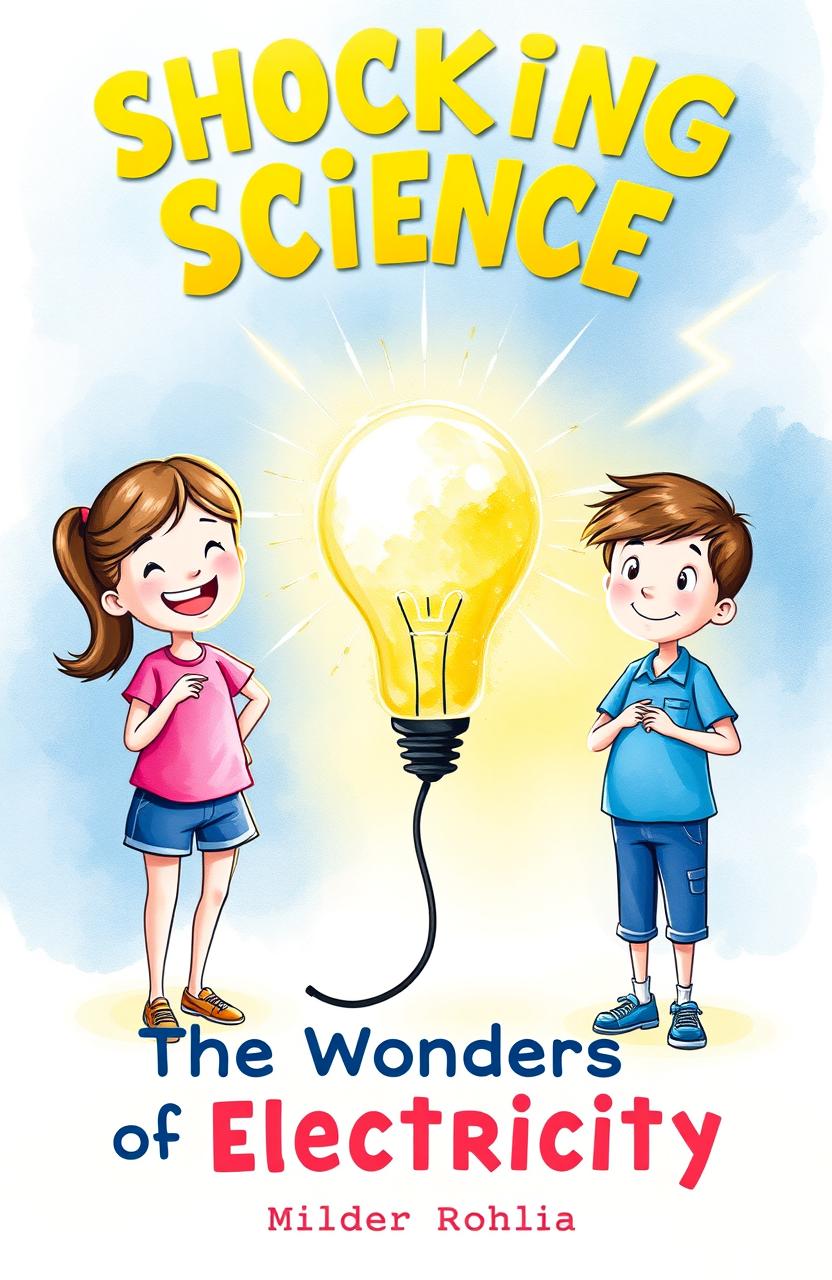Shocking Science: The Wonders of Electricity - Front Cover Design