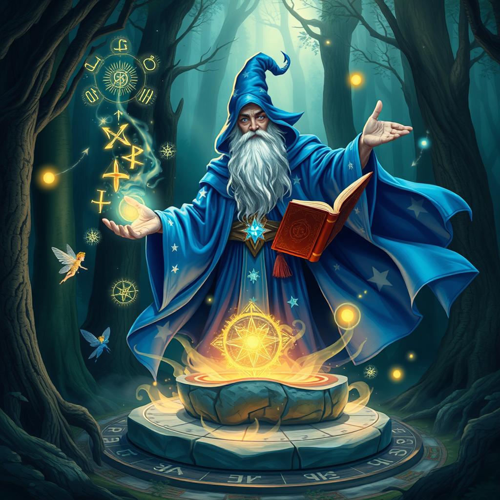Master of Magic: Wizard in an Enchanted Forest