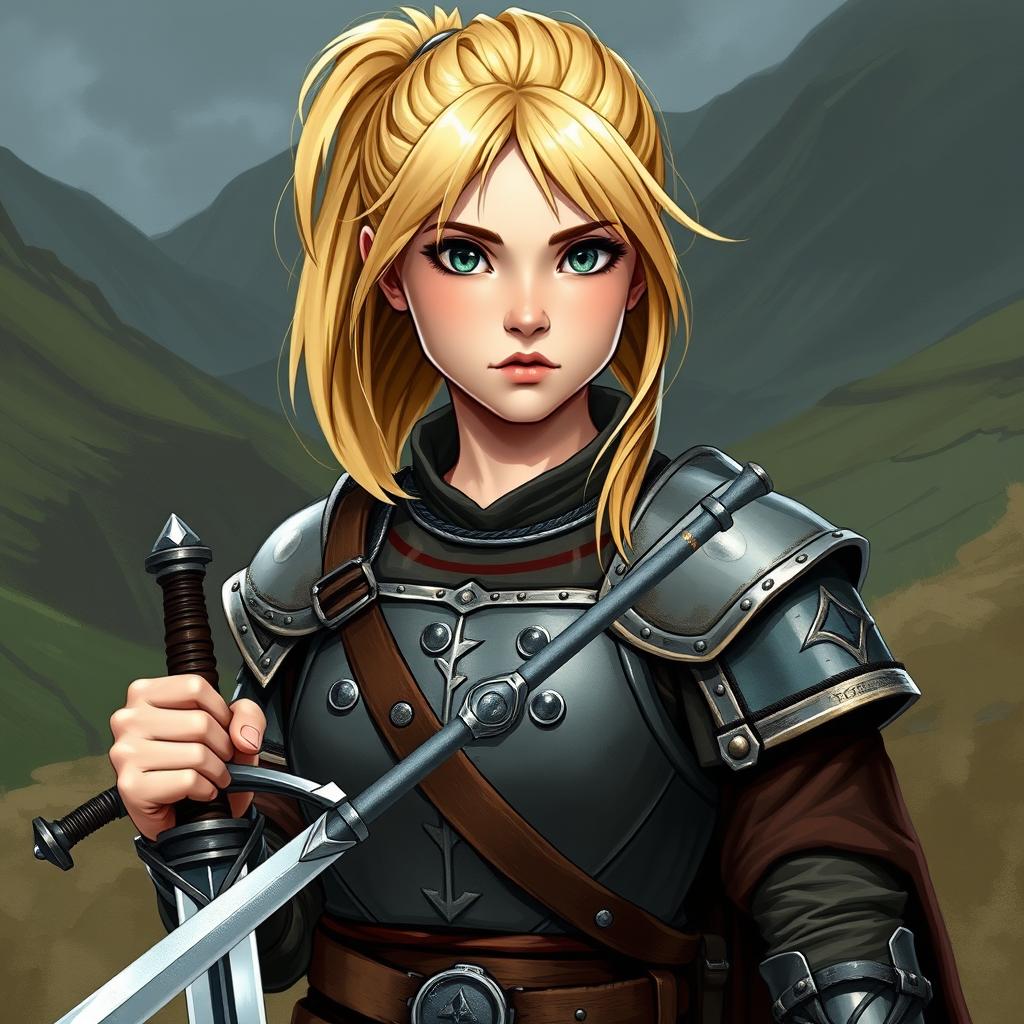 Epic Young Female Warrior | Dungeons & Dragons Inspired
