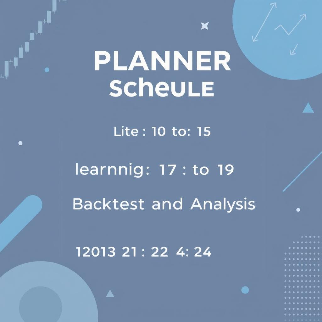 Sleek Digital Wallpaper: Planner Schedule