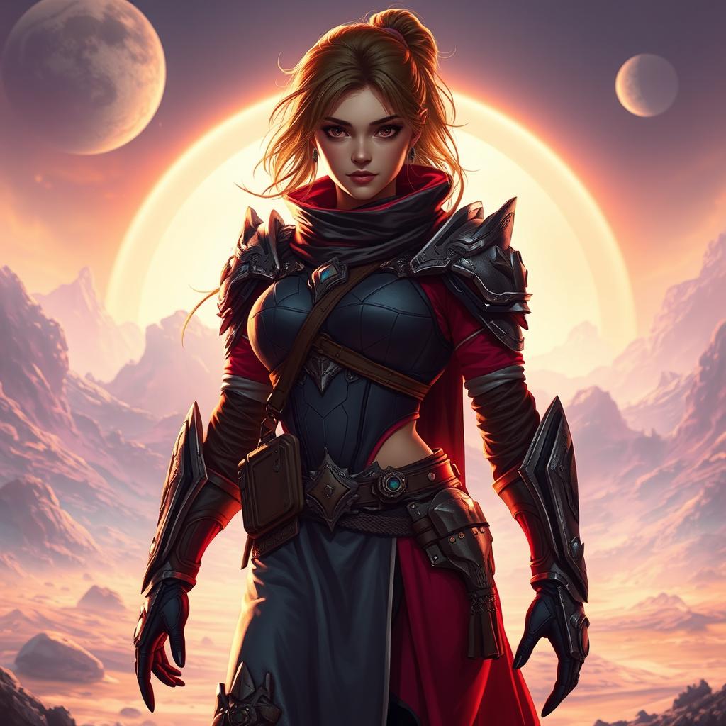 Artistic Female Character Inspired by Video Games