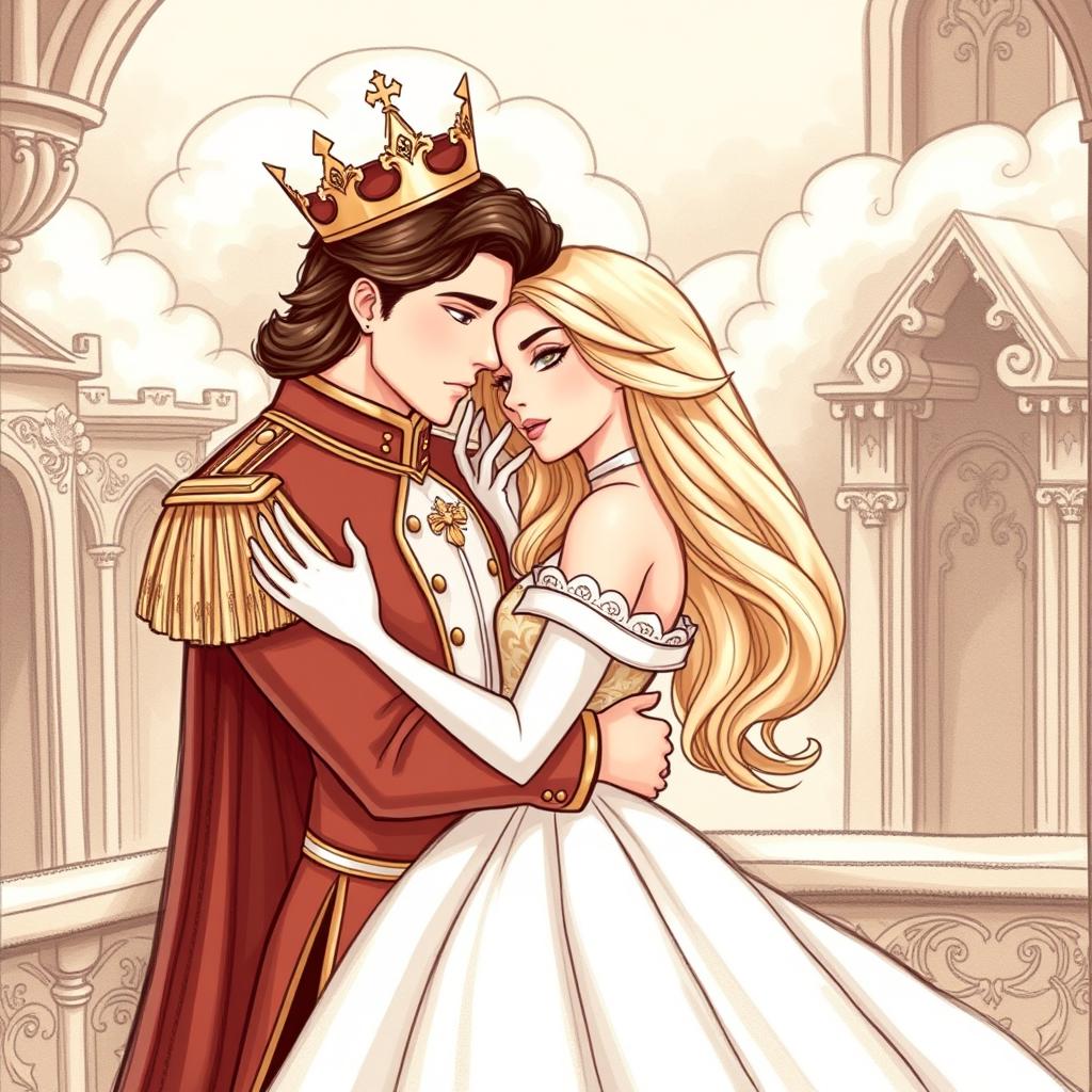 Enchanted Moments: A Royal Embrace