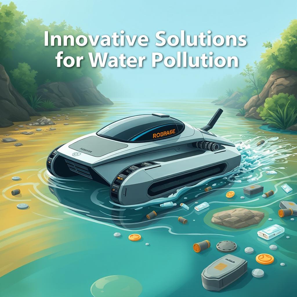 Revolutionary Floating Robot: Waterway Cleanup Hero