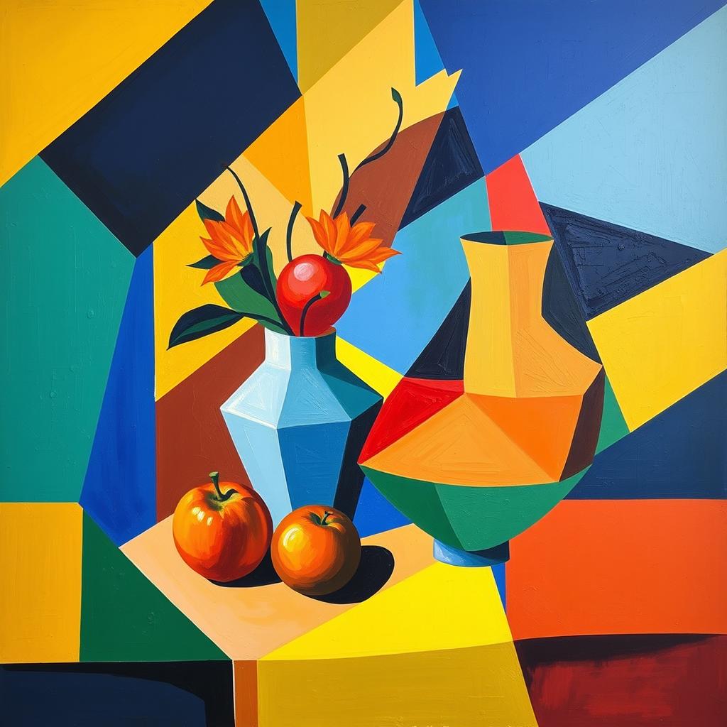 Exploring Dreamlike Surrealism and Vibrant Cubism in AI Art