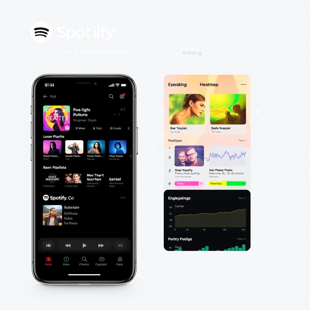 Revolutionary UI Design Concept for Spotify: Eye-Tracking & Heatmap ...