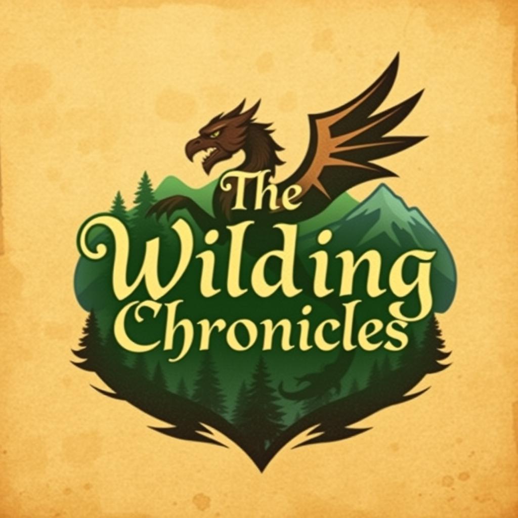 Unleash Your Imagination with 'The Wilding Chronicles' Logo