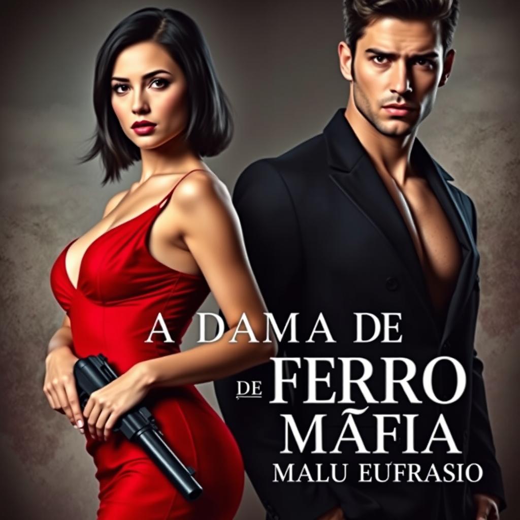 Enchanting Book Cover: Captivating Beauty in Red