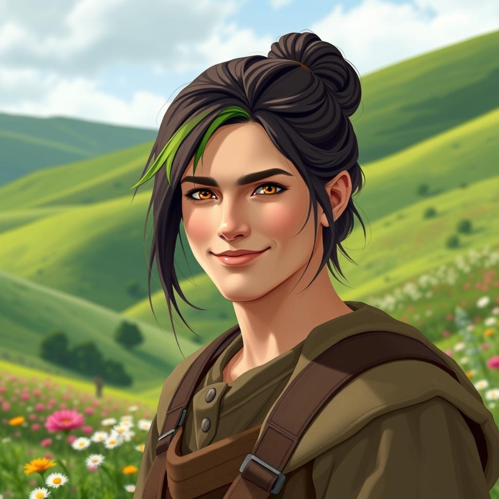 Meet the Refined Hobbit: A Portrait of Elegance