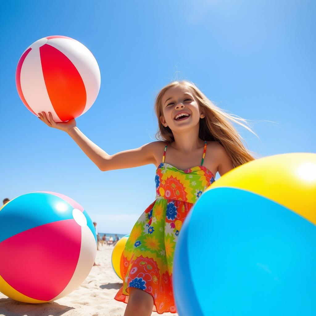 Joyful Beach Days: A Colorful Adventure