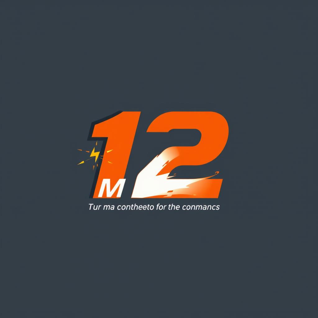 Dynamic Logo Design for Meralco Featuring the Number 12