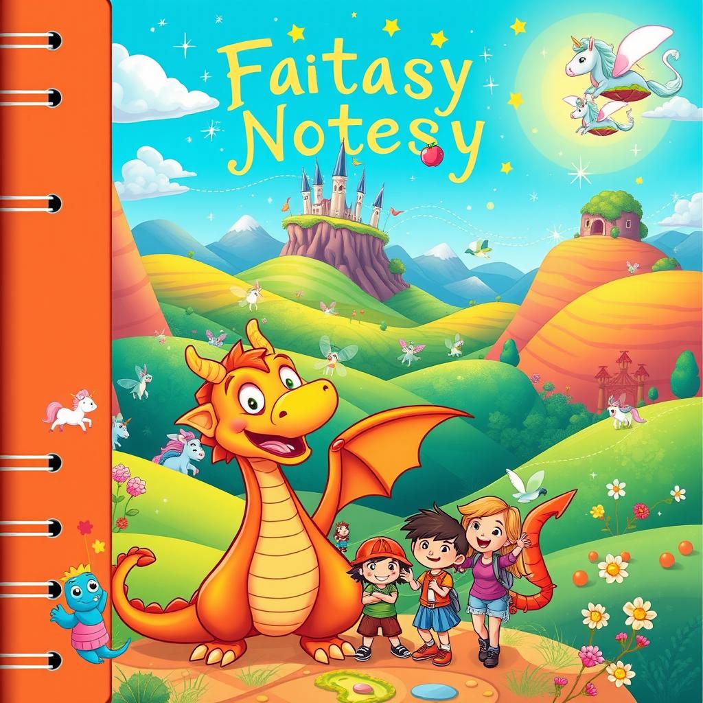 Whimsical Fantasy Notebook Cover: Unleash Your Imagination
