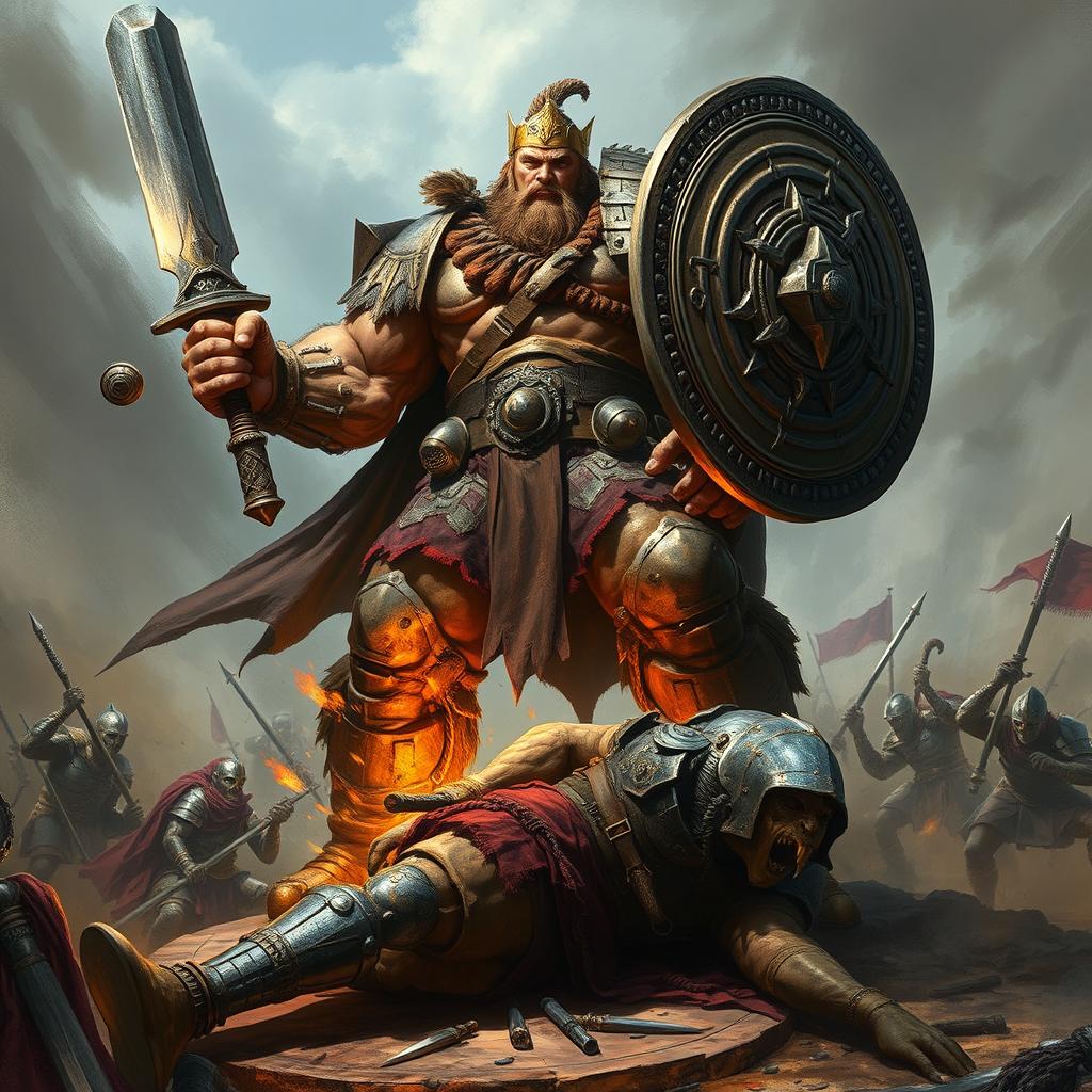 Colossal Goliath Warrior: Might & Majesty