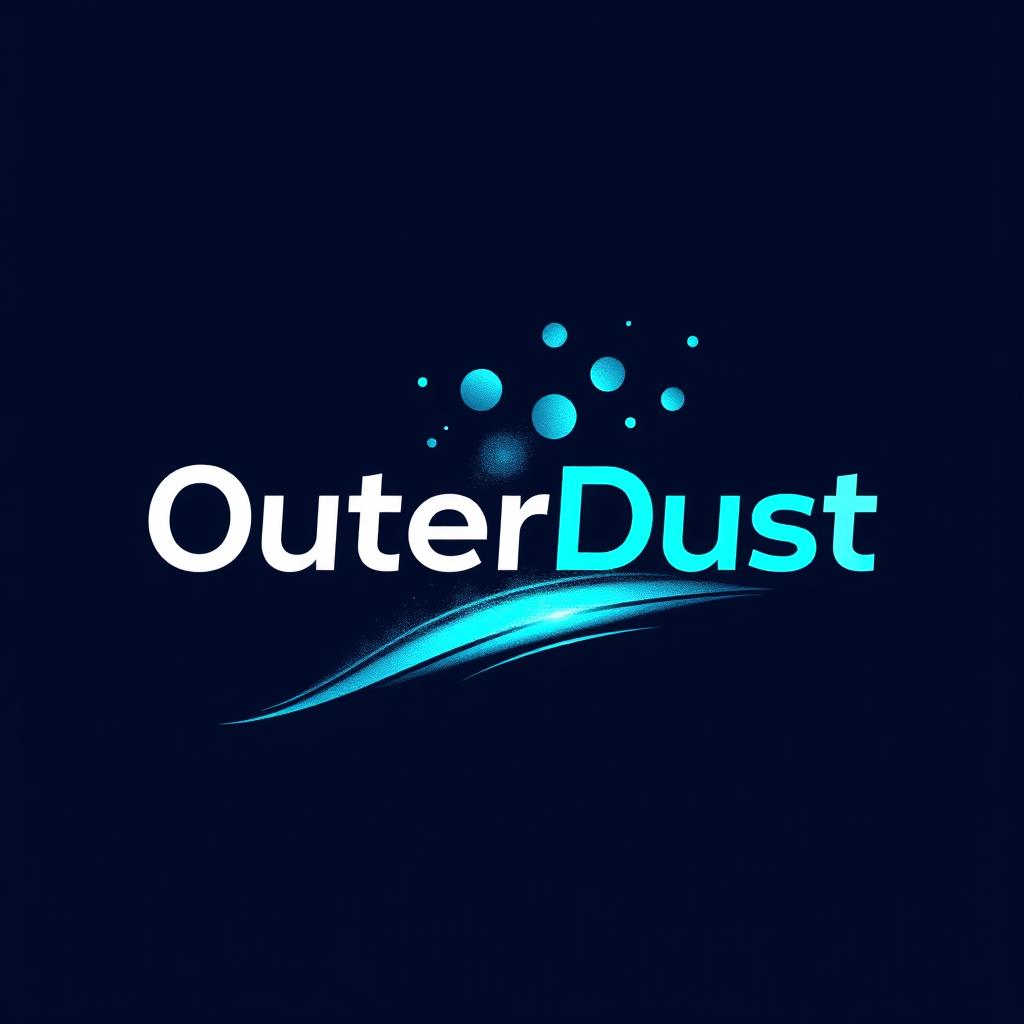 OuterDust Logo: Modern Cosmic Elegance